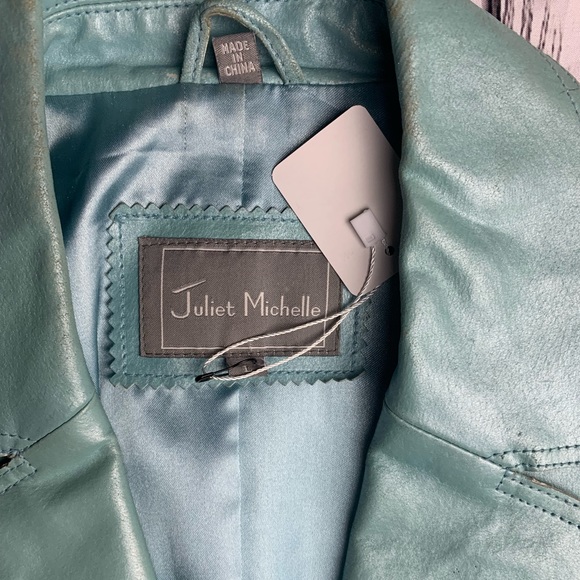 Juliet Michelle | Jackets & Coats | Vintage Juliet Michelle Aqua ...